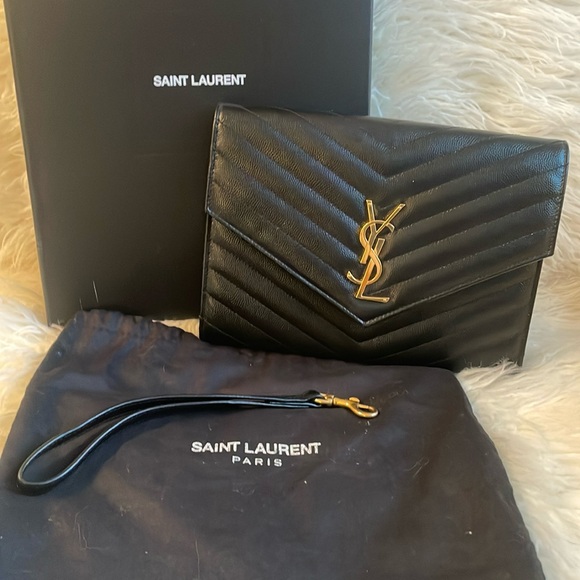 Yves Saint Laurent | Bags | Ysl Cassandre Matelasse Clutch | Poshmark